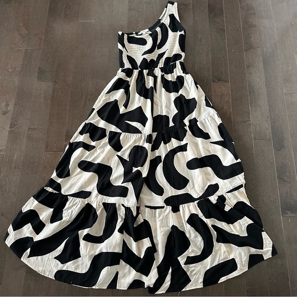 Abel The Label | Dresses | Abel The Label Dress One Shoulder Ruched ...